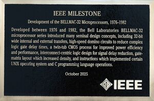 Milestones:Development of the BELLMAC-32 Microprocessors, 1976-1982 ...