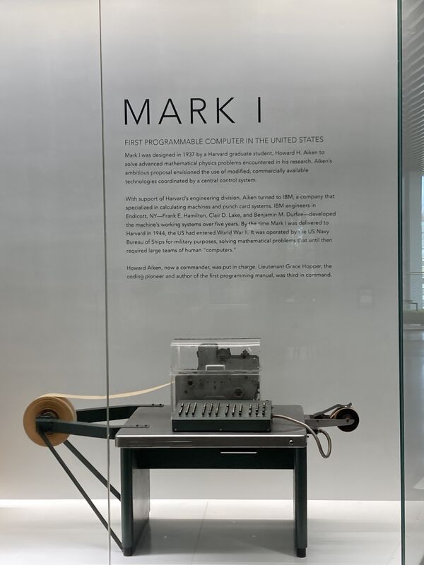 Milestones:Harvard Mark I Computer, 1944 - 1959 - Engineering and ...